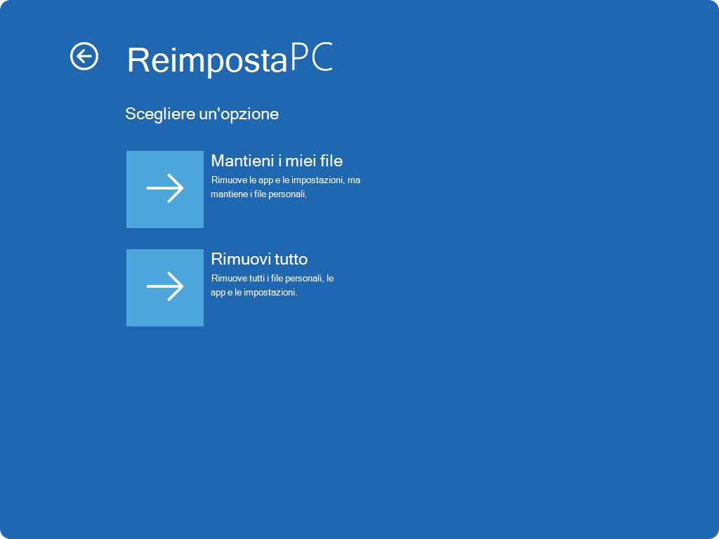 Ripristinare le impostazioni di fabbrica del PC | SynSphere Italia